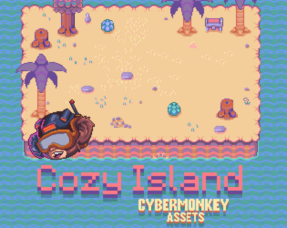 Island Top Down Pack by Cyber Monkey Assets