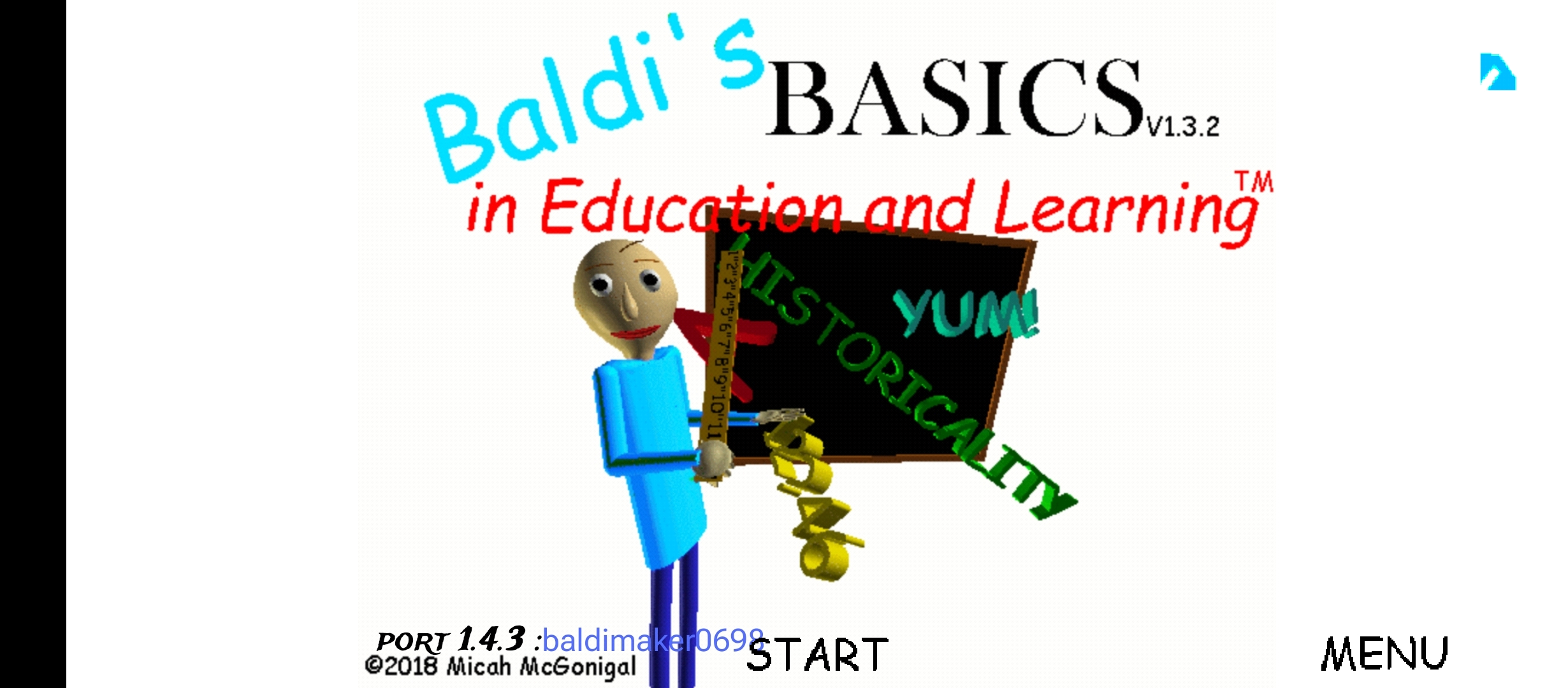 Baldi's Blue World Android by Baldimaker0698