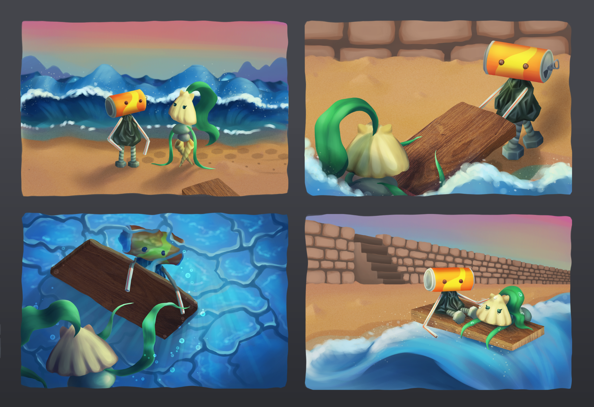 Game character design #1 - itch.io