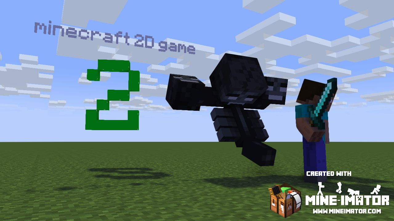 Minecraft 2D game by The rarest