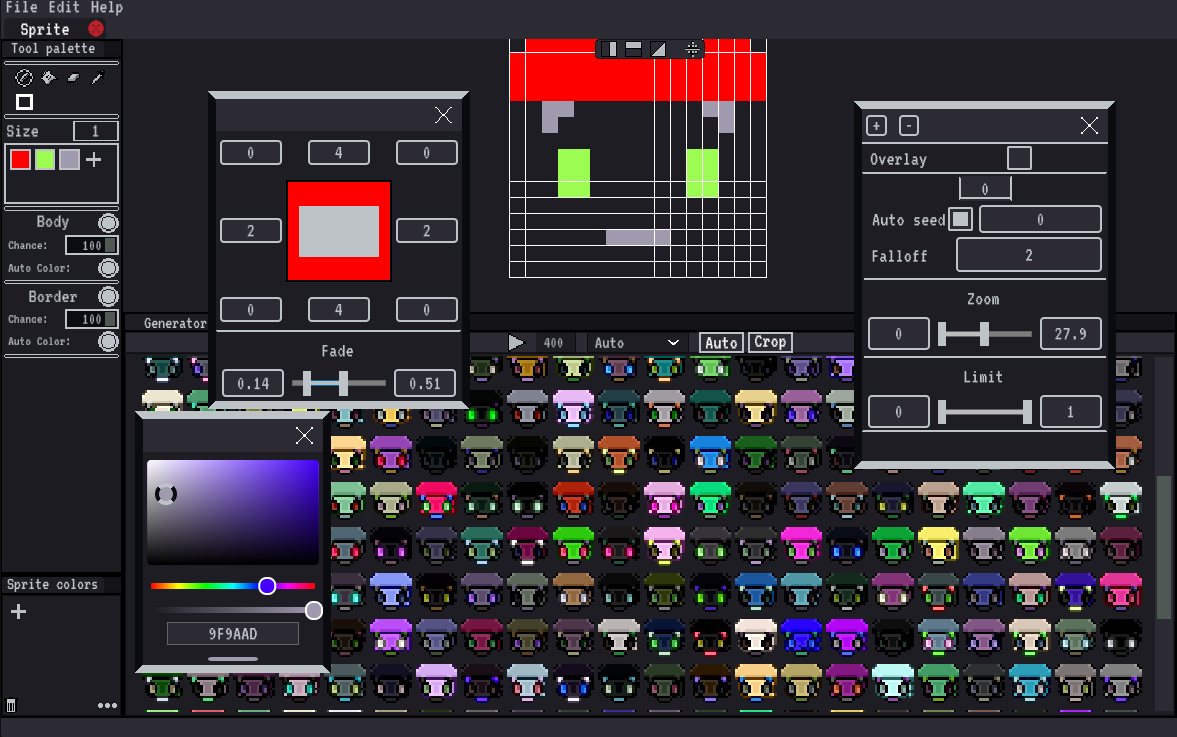 Sprite Forge by Bow.Pixel for maxter's JAM 2025 - itch.io
