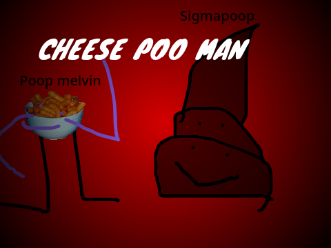 Cheese Poo Man by firebullet23