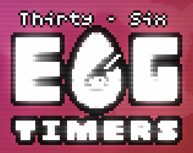 36 Egg Timers by lights+blue