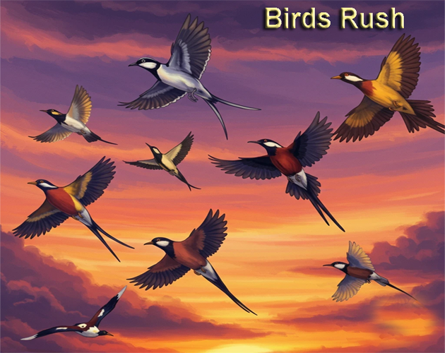 Birds Rush by Bardon