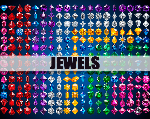 Pack 53 - Jewels - 3000 Sprites by FortressSide