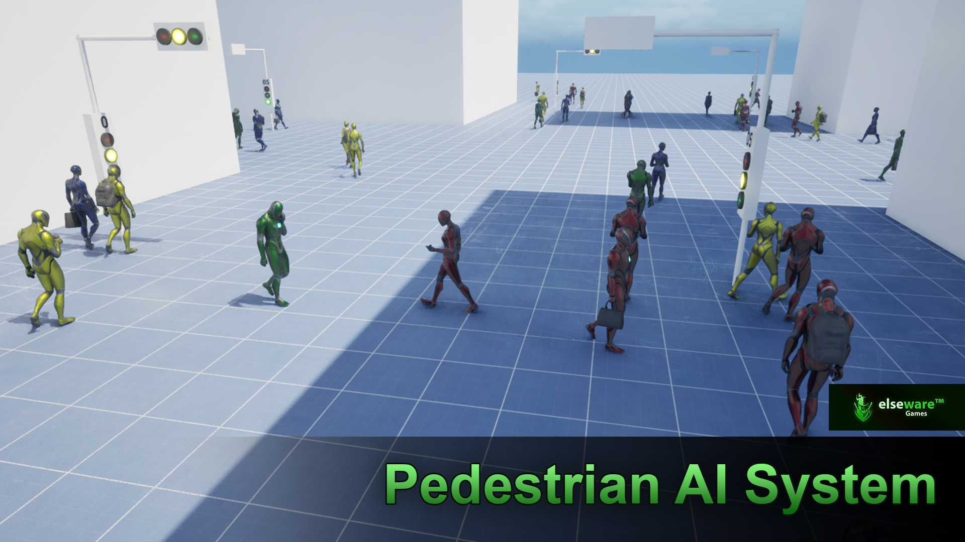 Pedestrian AI System by elseware Games