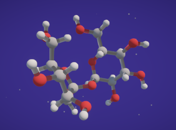 Sucrose Molecule by Nasia111