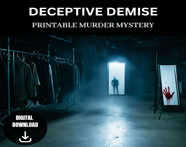 Murder Mystery Case File - Deceptive Demise by Print Mysteries