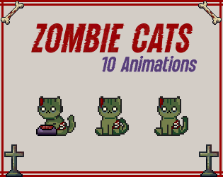 Zombie Dead Cats by ToffeeCraft