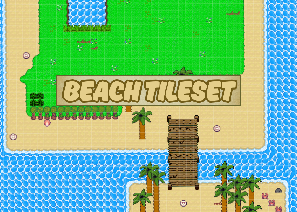 Moving Water Beach Tileset by DesolateCorp