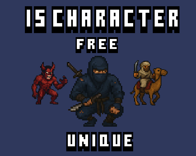 Free new pixelart character pack - 15 64x64 unique characters by ...