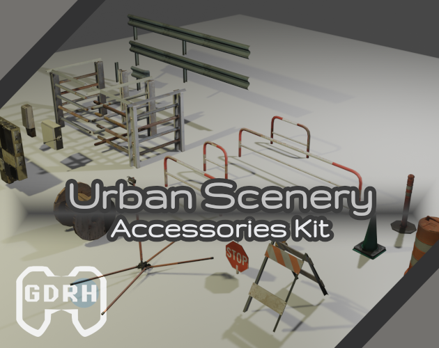 Urban Scenery Accessories Kit by DarkcomDev