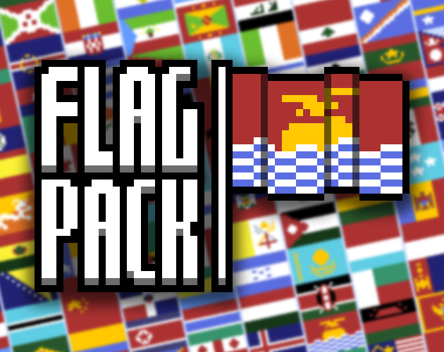 Flag Pack - Pixel art flags! 🗺 by valira