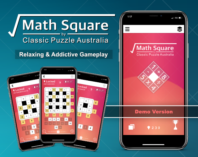 Math Square - Demo by Classic Puzzle Australia