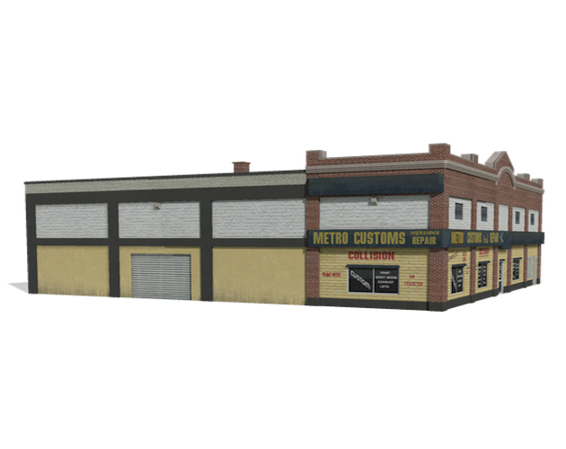 FS25 - Metro Customs by Squigglze