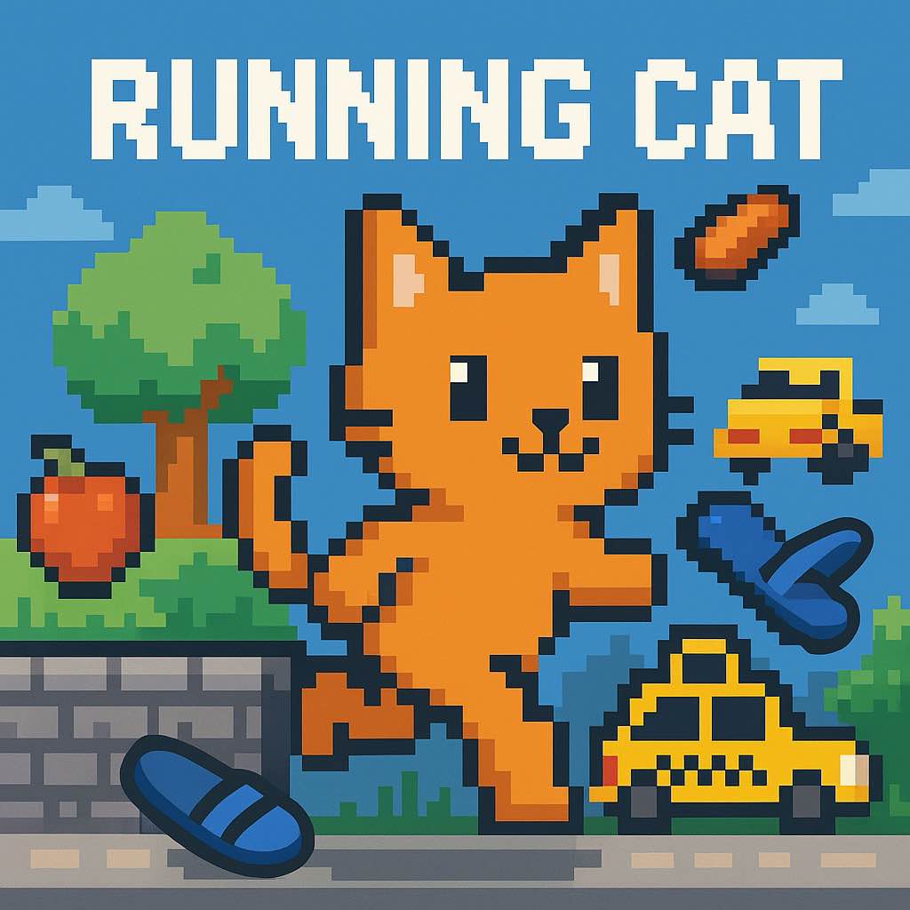 Running cat by josh.tsai for UTS Game Design Subjects 2025 - itch.io