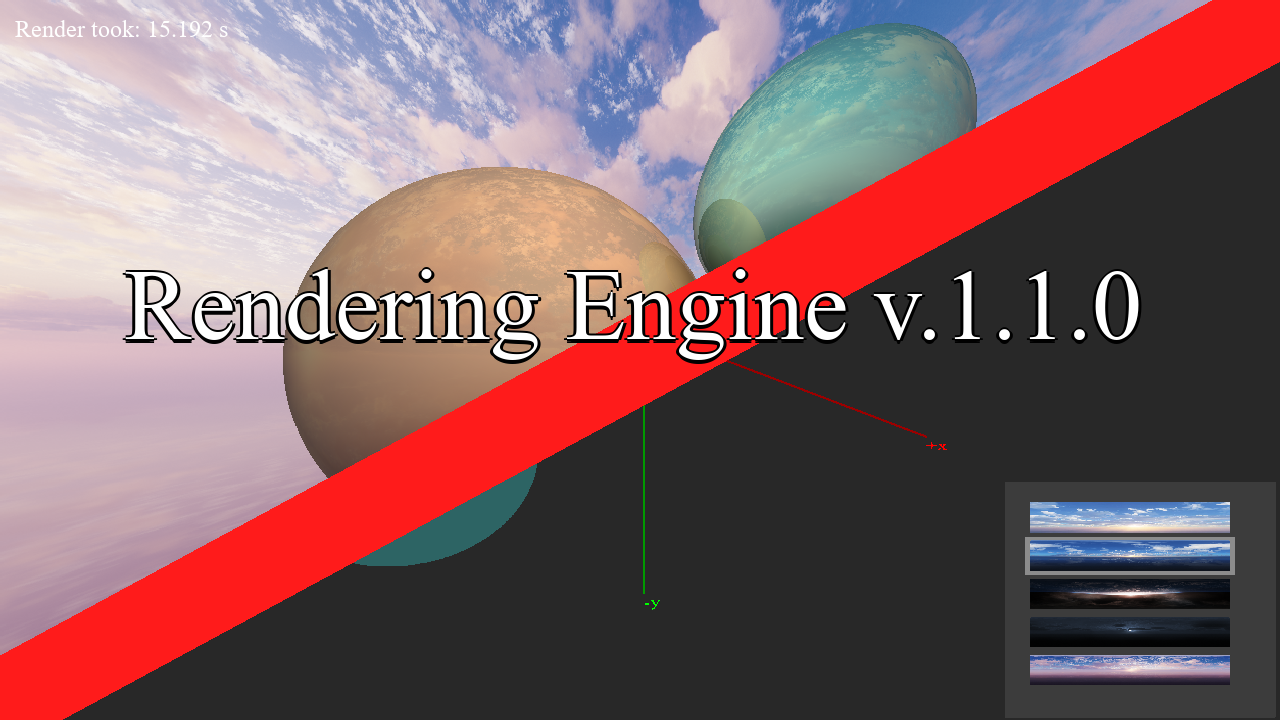 Rendering Engine v 1.1.0 by NotableNine