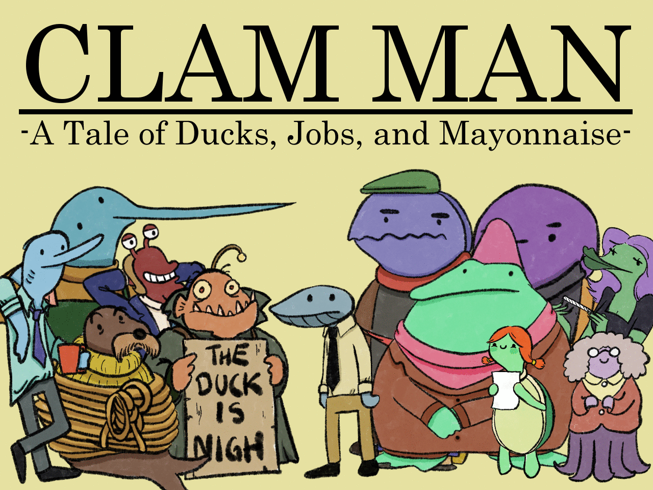 Clam Man by Marafrass