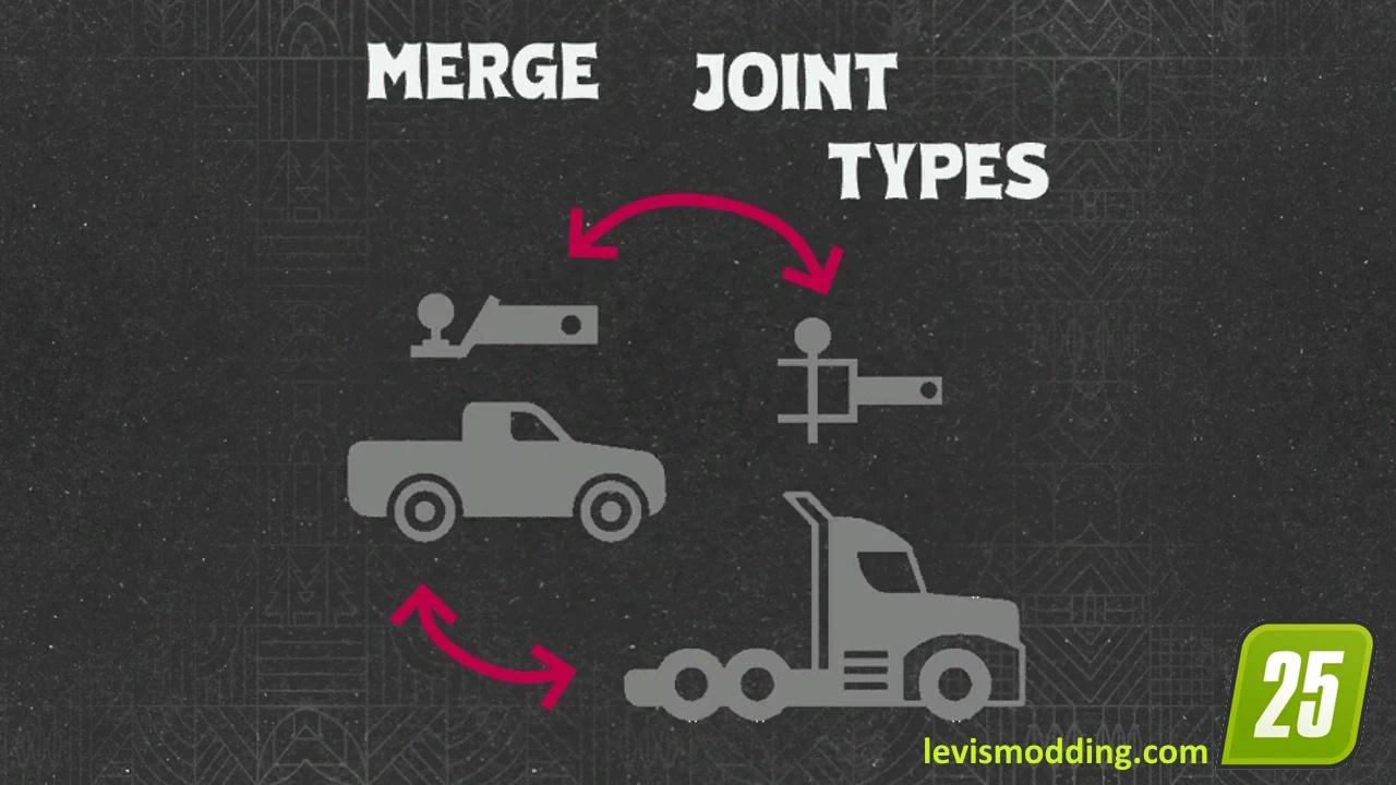 FS25 Merge Trailer Joint Types by levismodding