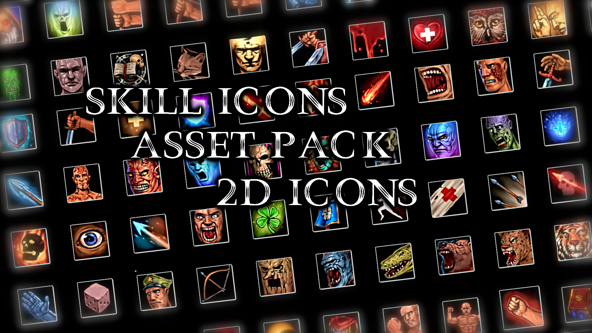 Skill Icons Asset Pack / 2D icons by Sons of Welder