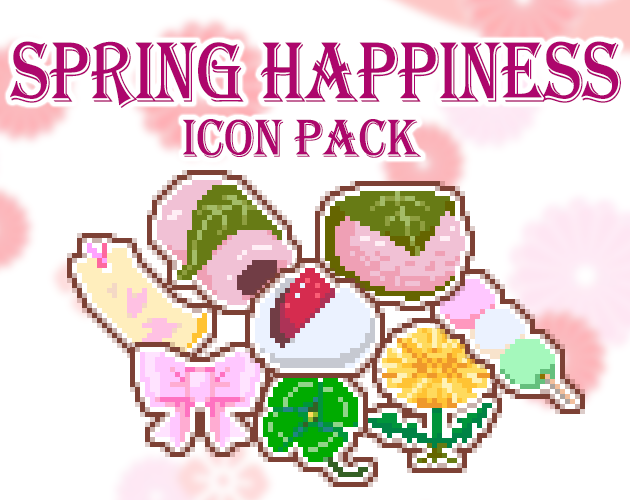 SPRING HAPPINESS ICON PACK by Yorugao