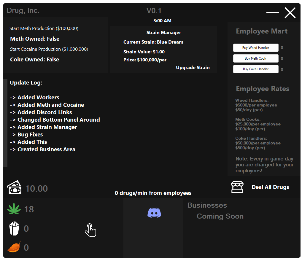 Drug, Inc. by Voyager