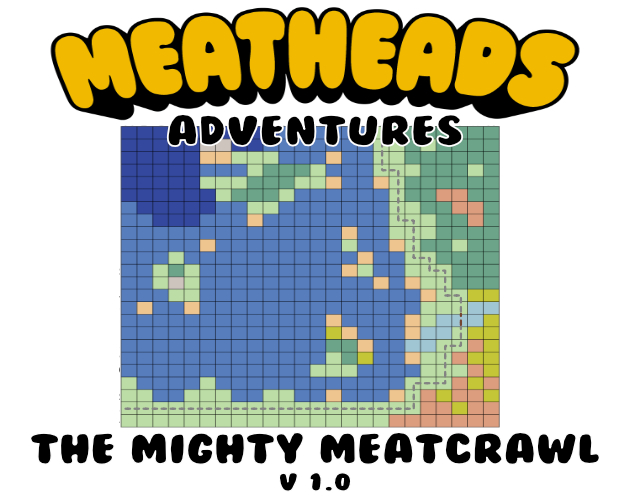 Meatheads: The Mighty Meatcrawl by blark for MEATHEADS JAM Pt. II - itch.io