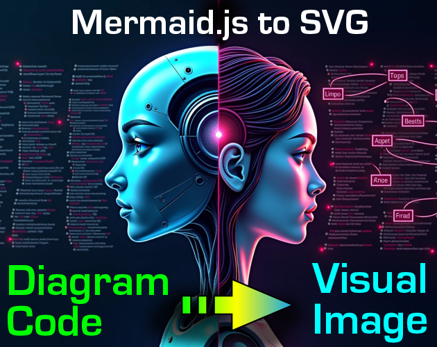 Mermaid.js Diagrams to SVG Images by Reactorcore