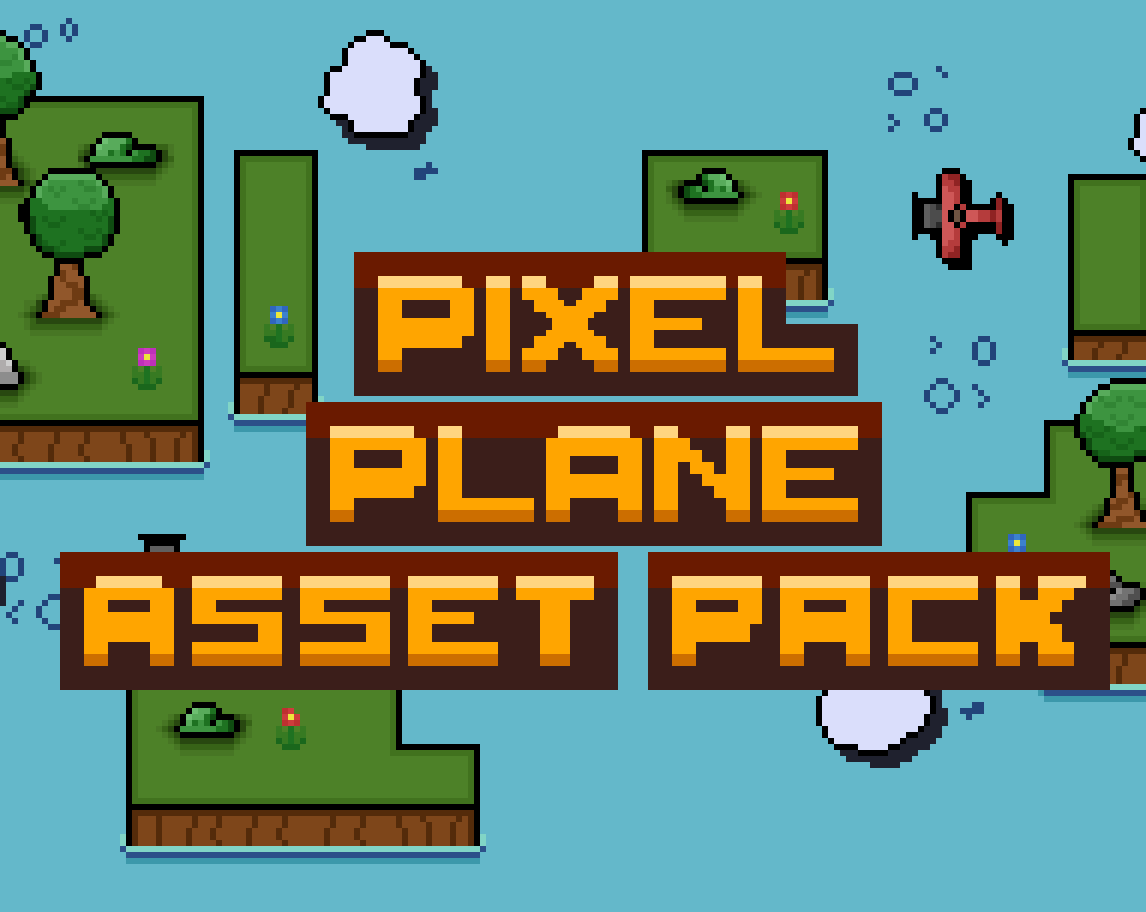 Pixel Plane (Asset Pack) by RDBI
