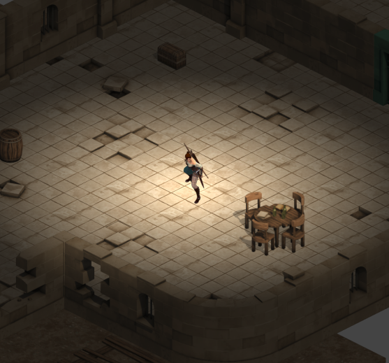 Isometric Dungeon (DEMO Level) by willowweevil