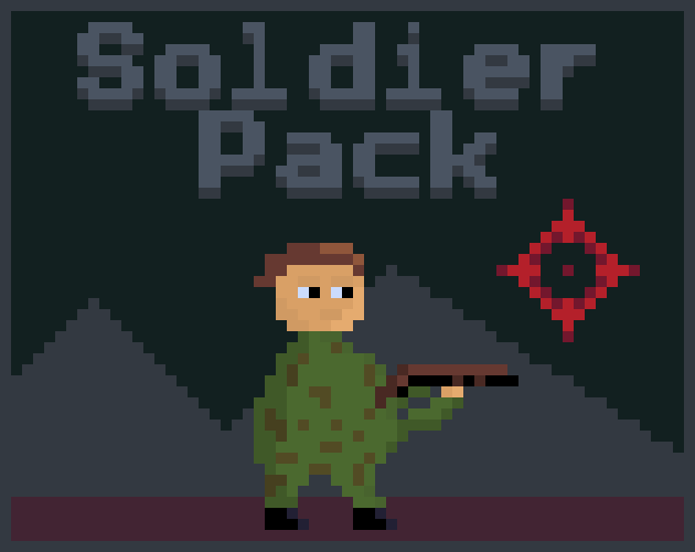 Pixel Soldier Pack – 2D Animated Army Characters by Stojkea