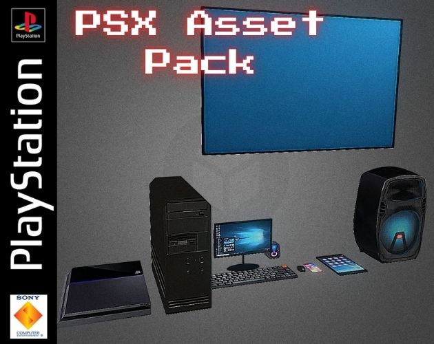 Bedroom Electronics | PS1 Asset Pack (Optimized) by McPato