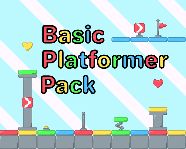 2D Basic Platformer 32x32 asset-pack by B0z