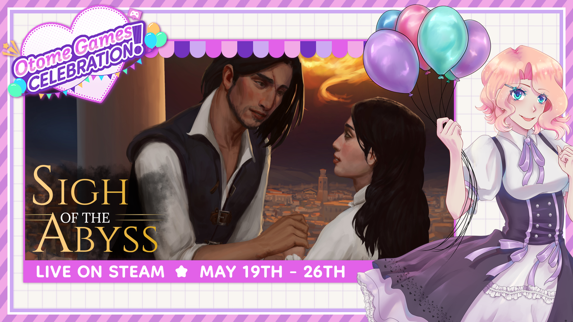Sigh of the Abyss joins the Otome Games Celebration - itch.io