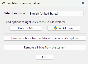 Emulator Extension Helper by Ulisses