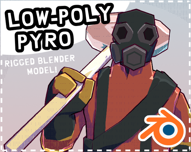 Low-Poly Pyro Model by MOD
