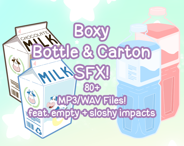 80+ Boxy Bottle & Carton Sound Effects Pack! by Hnilmik