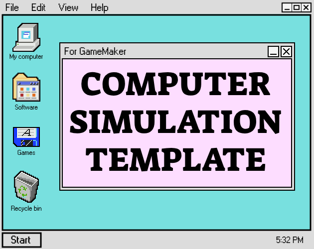 Computer Simulation Template by Deklaration