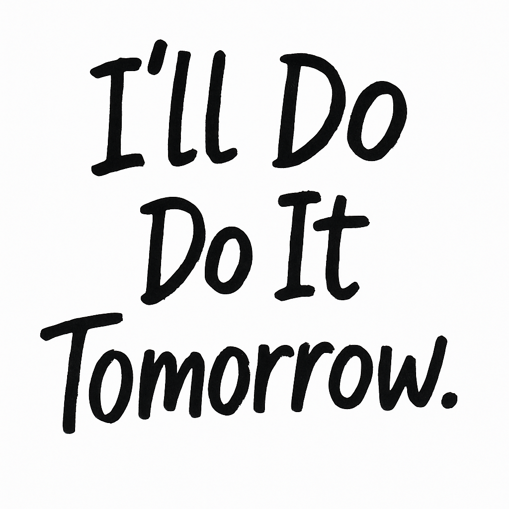 I'll do it tomorrow by ssw1024
