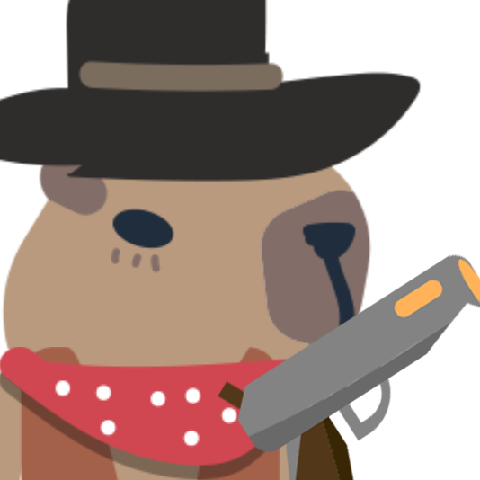 Capybara with a Gun by mexicandevboi
