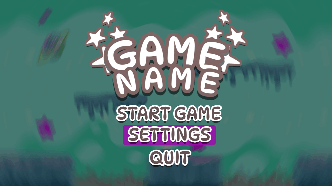 Simplistic Game UI Template by 6elsis