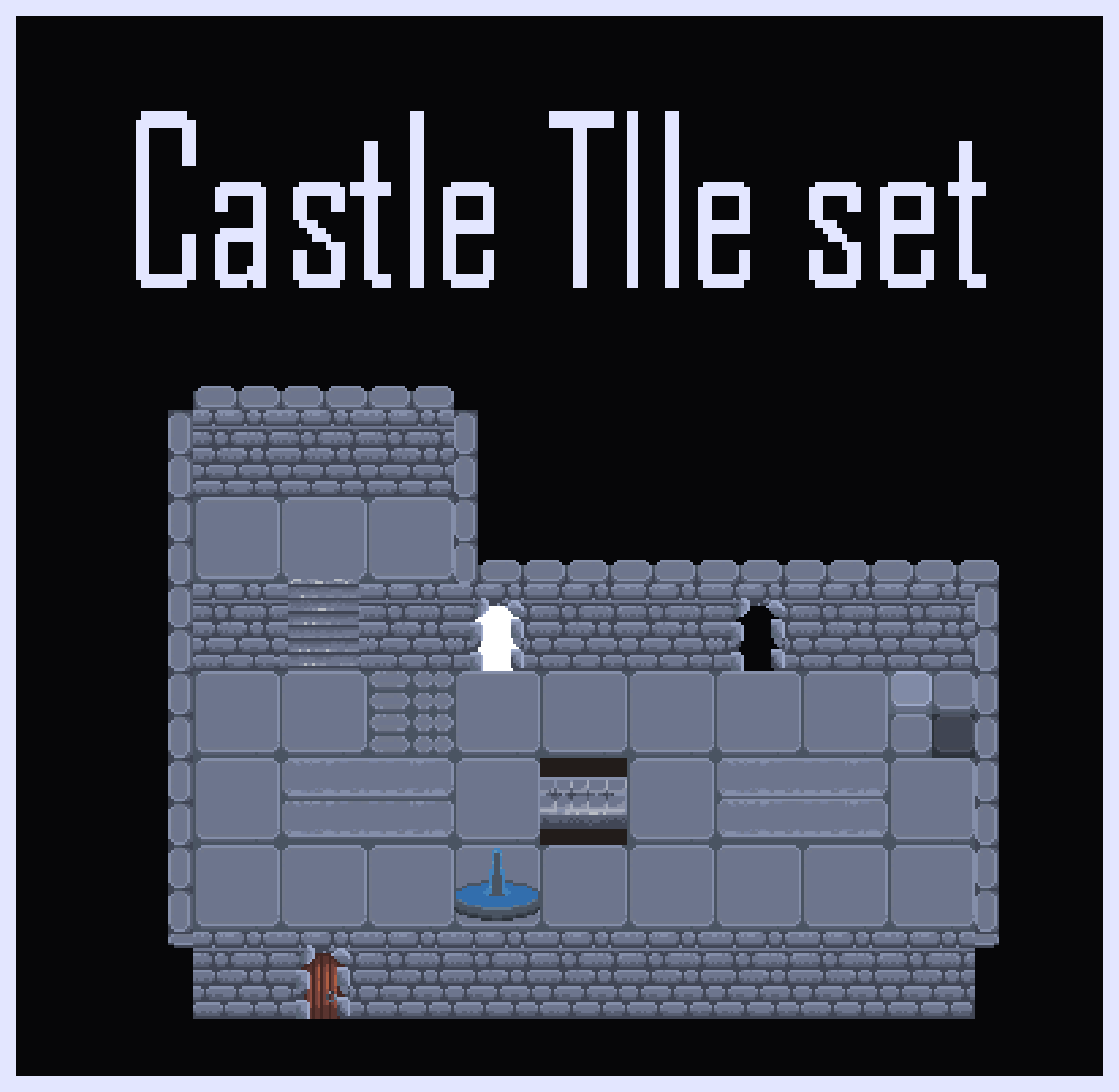 Castle Tile set free 32x32 Top down by Spectrecz