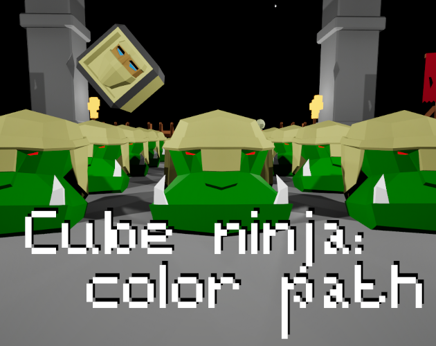 Cube ninja: color path by GreatPasta