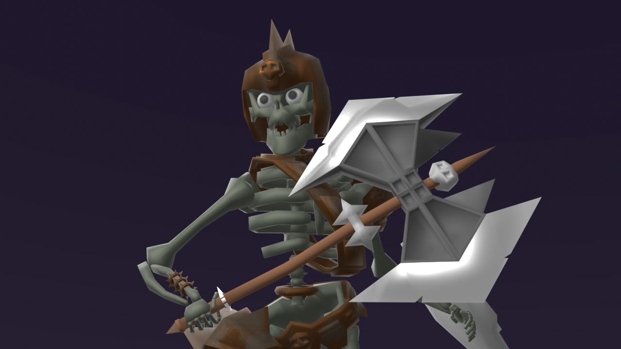 Puro Osso 3D Enemy by AdaltonElias