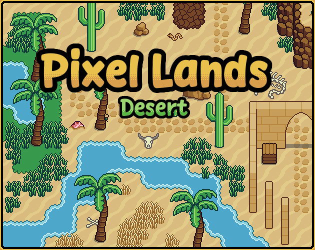 Pixel Lands - Desert by Trislin