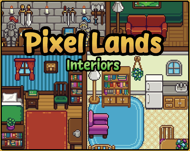 Pixel Lands - Interiors by Trislin