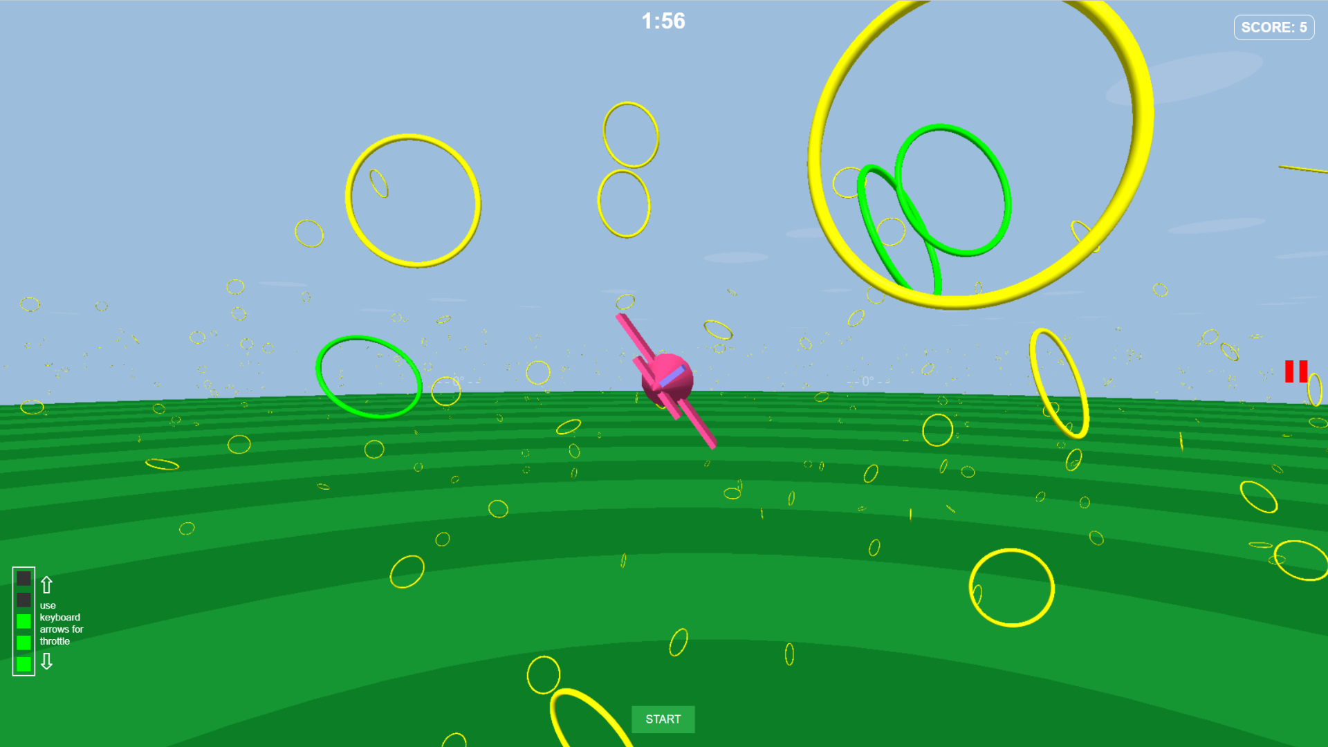 Rings Flight by equilibs