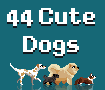 2D Pixel Art Cute Dogs Bundle by DoodleDino
