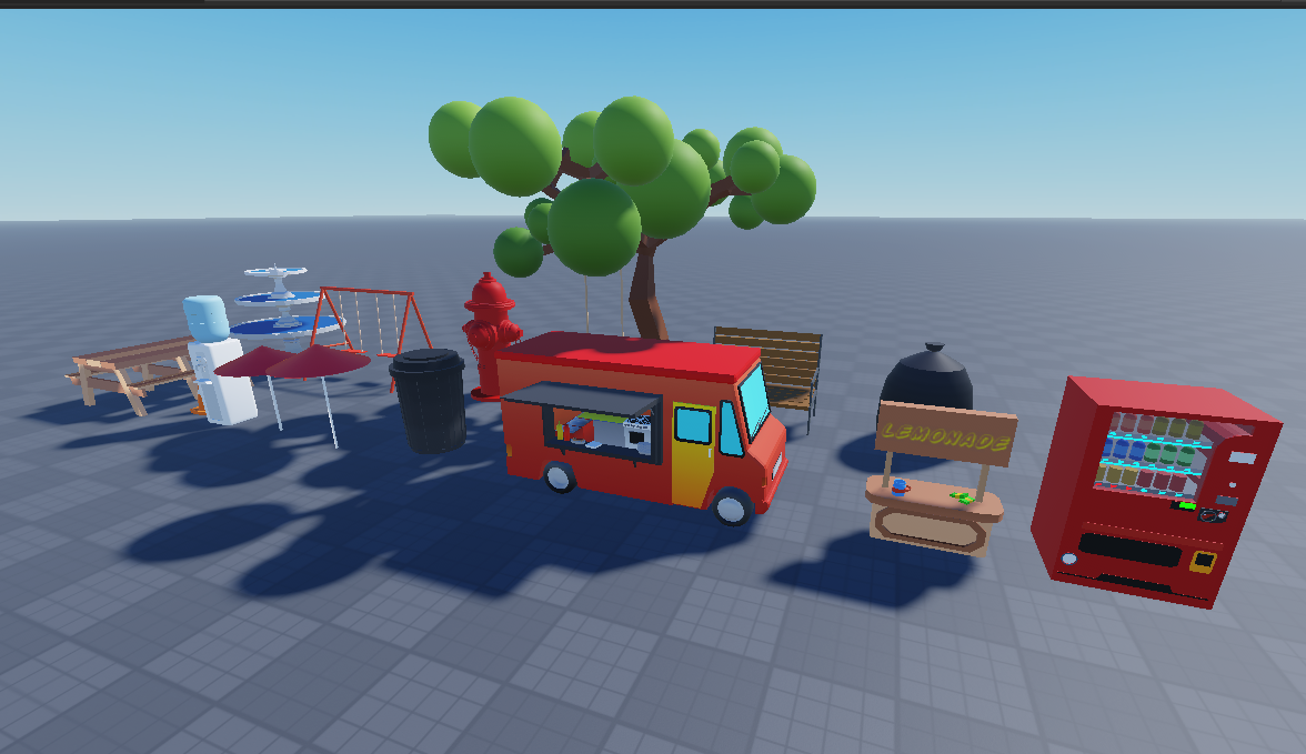 outdoor/park asset pack by shibadevs