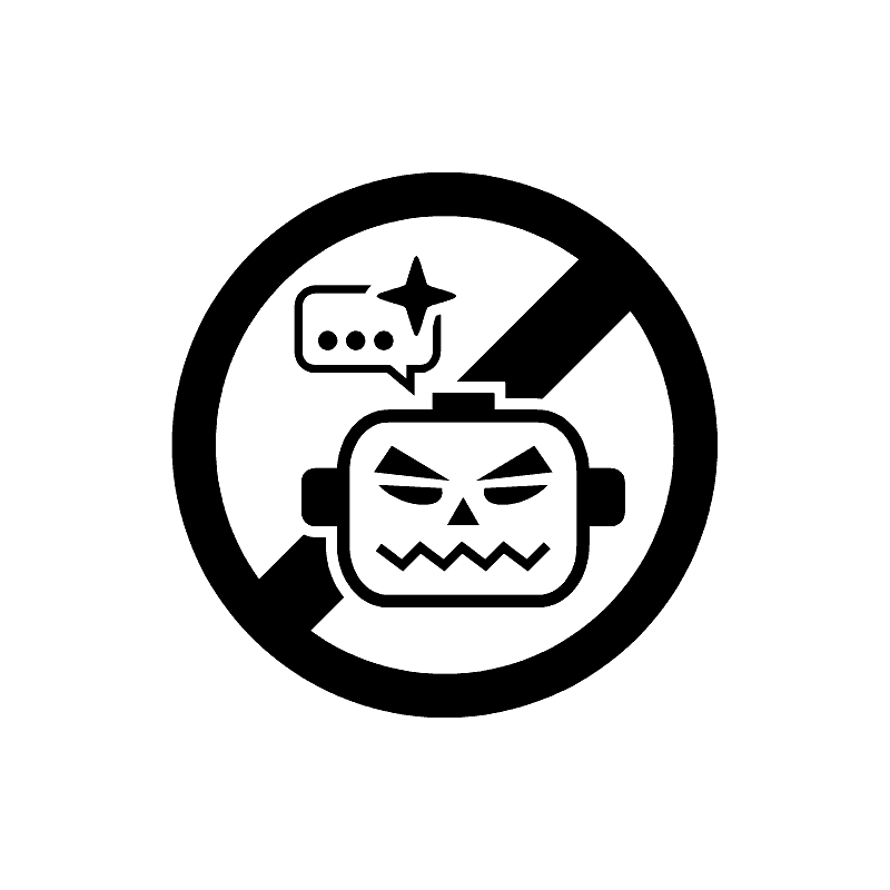 AI-Free Content Badge by augustogoulart